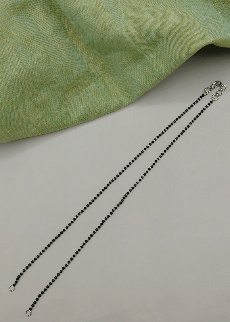 Silver Plated Short Mangalsutra Chain