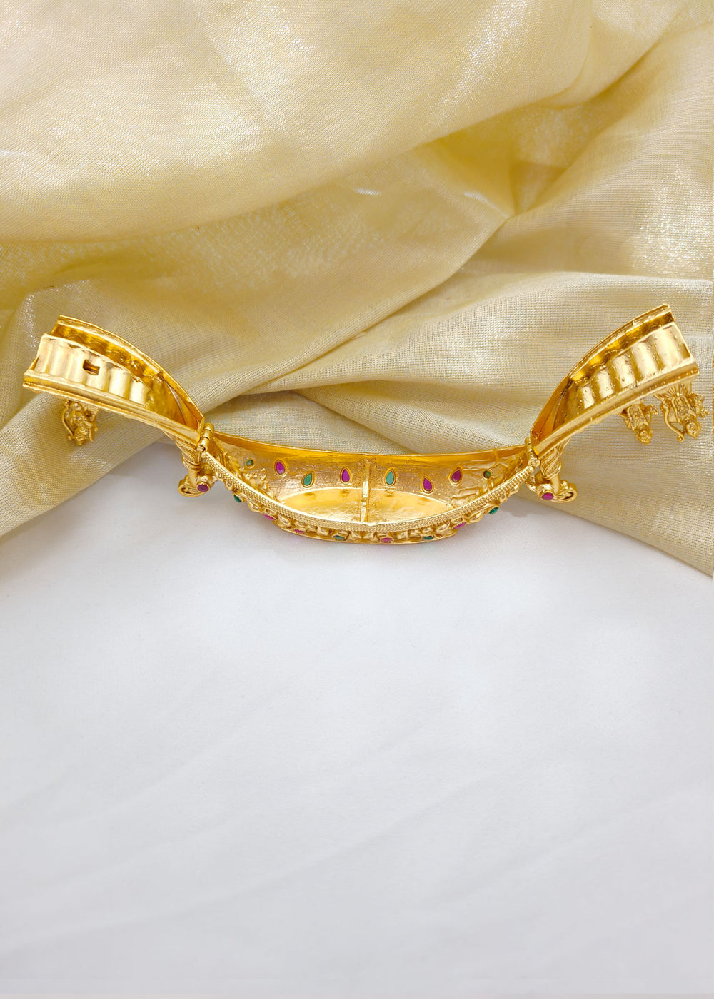 Ram Darbar Boat Design Kumkum Box / Sindoor Box